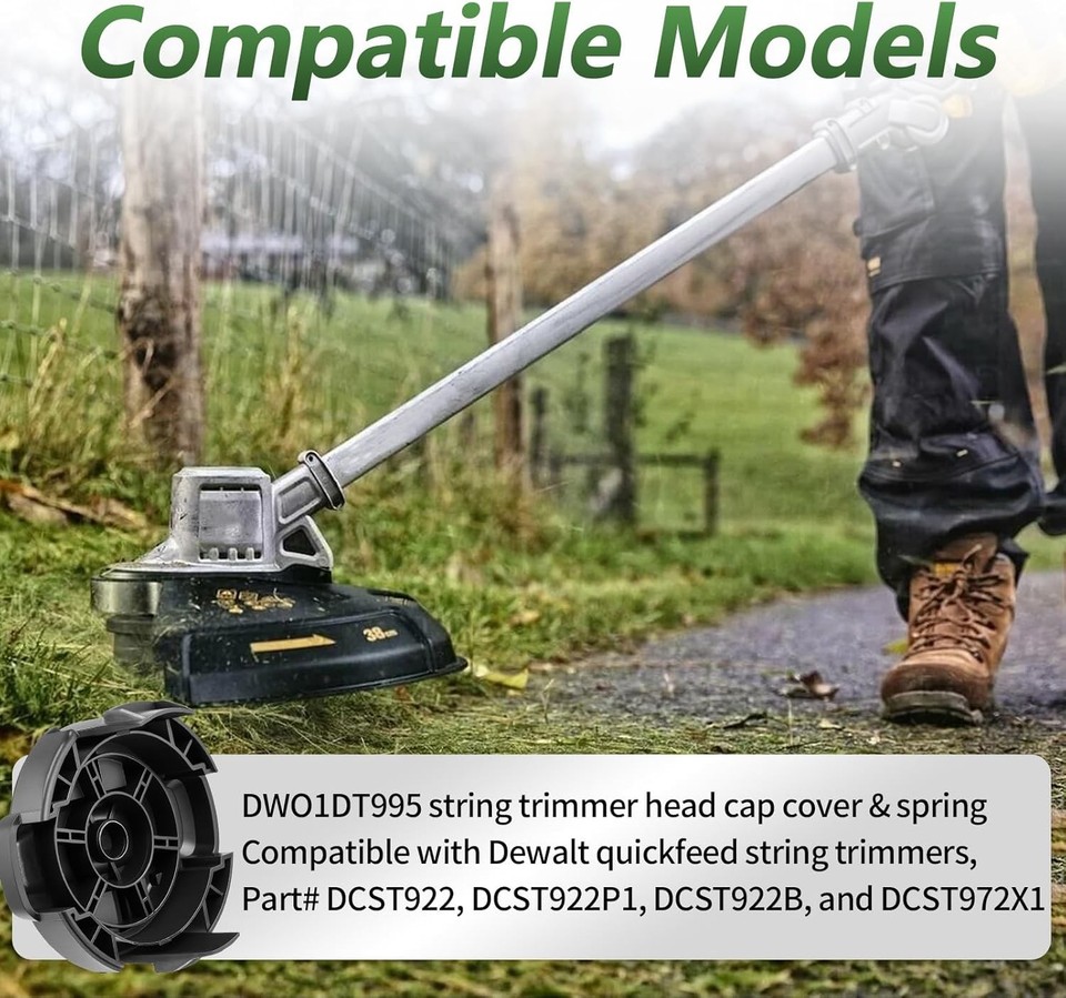 DWO1DT995 Weed Trimmer Head Cap & Spring Replacement for Dewalt ...