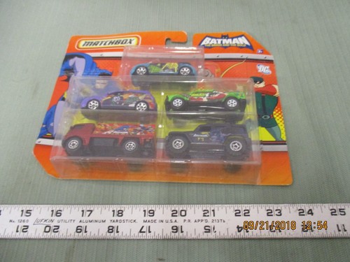 Matchbox Batman The Brave and Bold 5 car Lot Mattel 2010 Gorilla Grodd ...