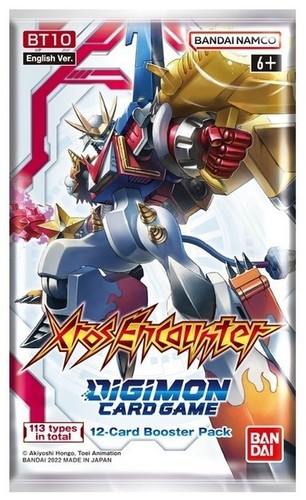 Digimon Card Booster Xros Encounter BT10-017 Common Bulucomon Japanese ...