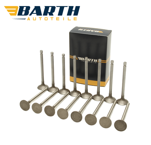 8 x intake valve 8 x exhaust valve Mercedes 1.8 M271 2710530001 ...