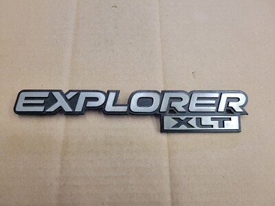 Ford OEM Explorer XLT 10" Emblem Badge Logo Nameplate Name Plate F17B ...
