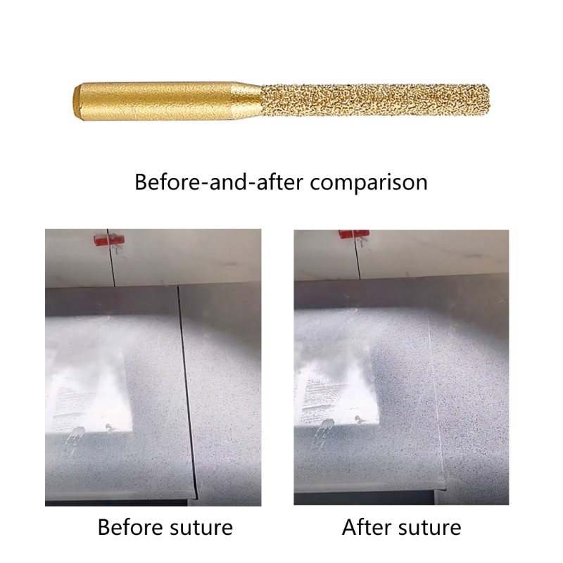 Metal Bit Brazed Metal Straight Router Bit Cutting Stone Carving ...