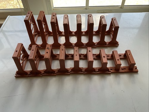 17pc Lot Vintage Elevated Trestle Arch Style Model Train Bridge ...