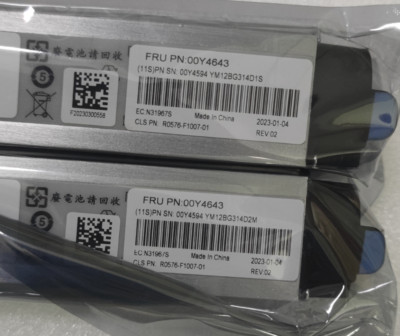 New F/S 2023 date code 00Y4643 90Y7689 44X3320 IBM V3700 battery 1 year ...