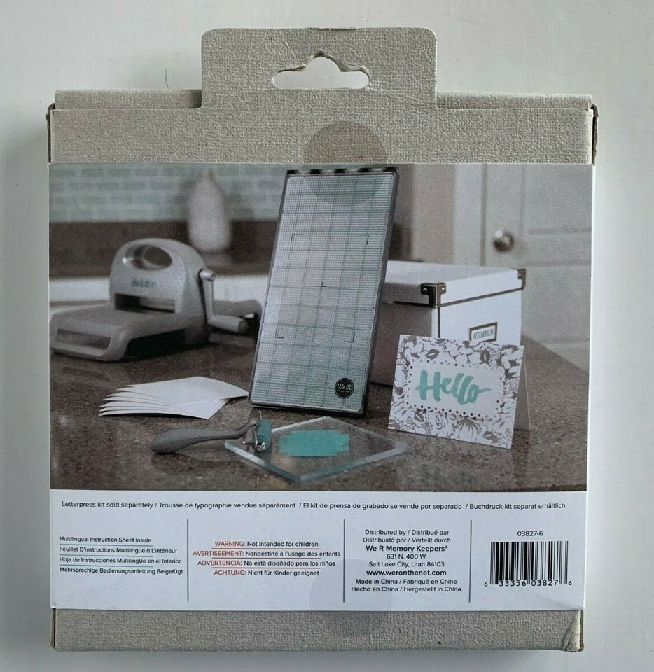 We R Memory Keepers Letterpress Plates Party 14 Piece Set Balloons ...