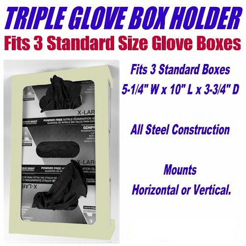 Medical Glove Box Holder, Triple Box Large, IVORY | eBay