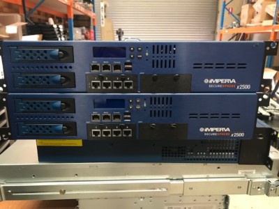 IMPERVA x2500 SecureSphere 4-Port G/BIT NETWORK SECURITY APPLIANCE P/N ...