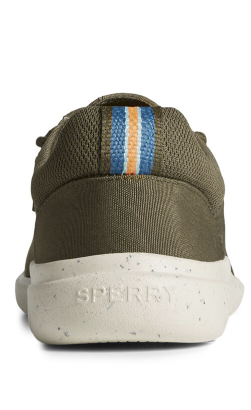 Men Sperry CAPTAIN'S MOC SEACYCLED BOAT Shoes Sneakers Olive/White ...
