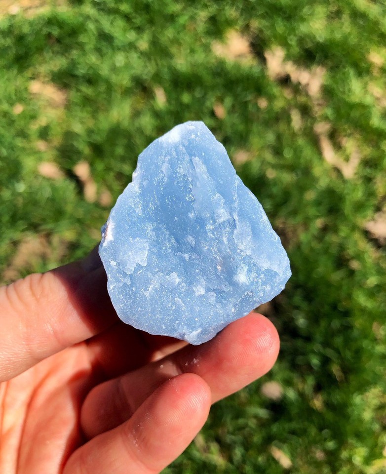 Raw Angelite Stone, Natural Angelite from Peru | eBay
