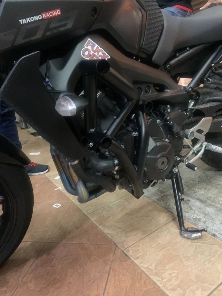 WOLFLINE Crash Bars Engine Guards For MT FZ 09 SP Tracer XSR GT 900 ...