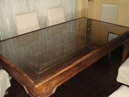 Vintage Indian dining table wood | eBay