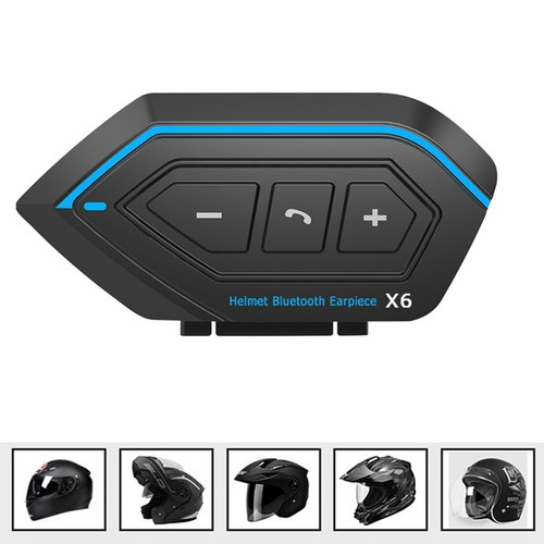 Motorcycle Helmet Headset Bluetooth Headphone Handsfree For Cell Phone ...