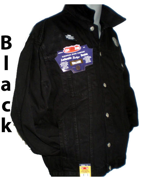 Aztec Denim Jeans jackets Stonewash Lightwash Black Casual Jeans Jacket ...