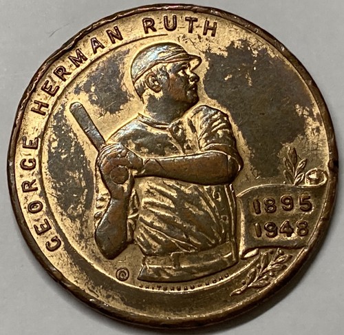 TRADE TOKEN ~ GEORGE HERMAN RUTH ~ PITTSBURGH POST-GAZETTE | eBay