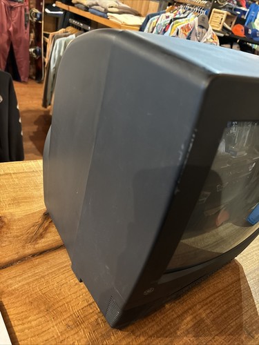 Vintage GE 13" CRT TV/VCR VHS Combo 13TVR60 Retro Gaming Television | eBay