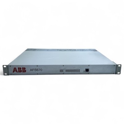 ABB AFS670 19" Ruggedized Switch AFS670-EREEDDDSSEEEEEEEPZYX05.1.00 | eBay