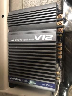 ALPINE V12 2ch amplifier Famous model | eBay