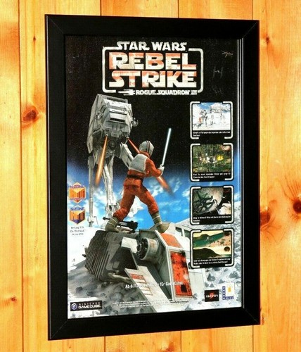 Star Wars Rogue Squadron III: Rebel Strike GameCube Promo Poster Ad ...