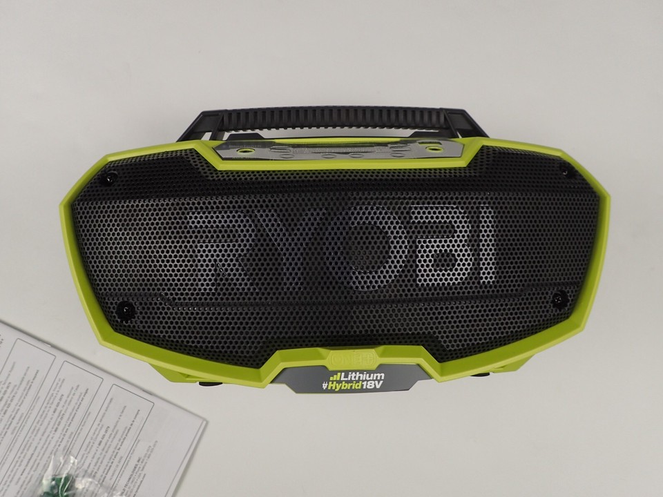 Ryobi P746 Wireless Bluetooth Stereo/Radio One + Plus 18V Tool Only AM ...