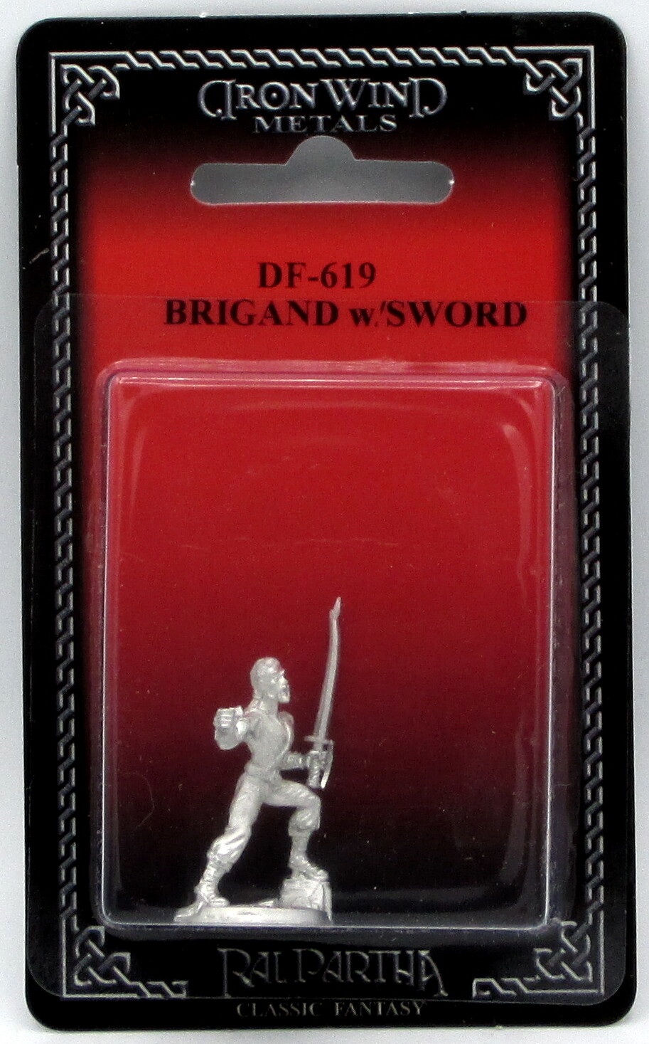 Ral Partha DF-619 Brigand with Sword (NPC Encounters) Bandit Rogue ...