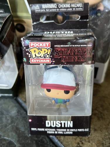 Funko Pop Pocket Stranger Things Dustin Keychain Vinyl Figure in Box ...