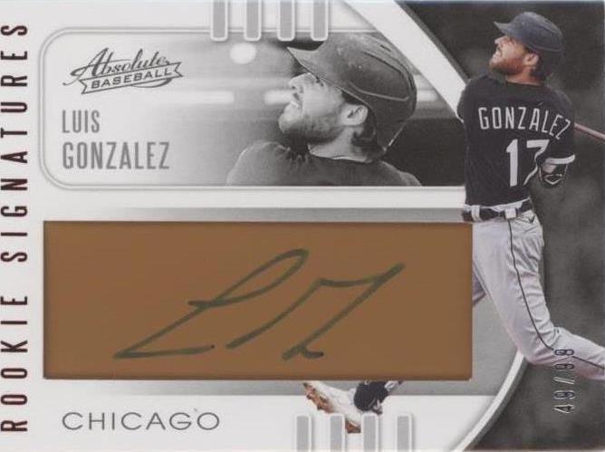 2021 Panini Absolute - Rookie Baseball Material Signatures Luis ...