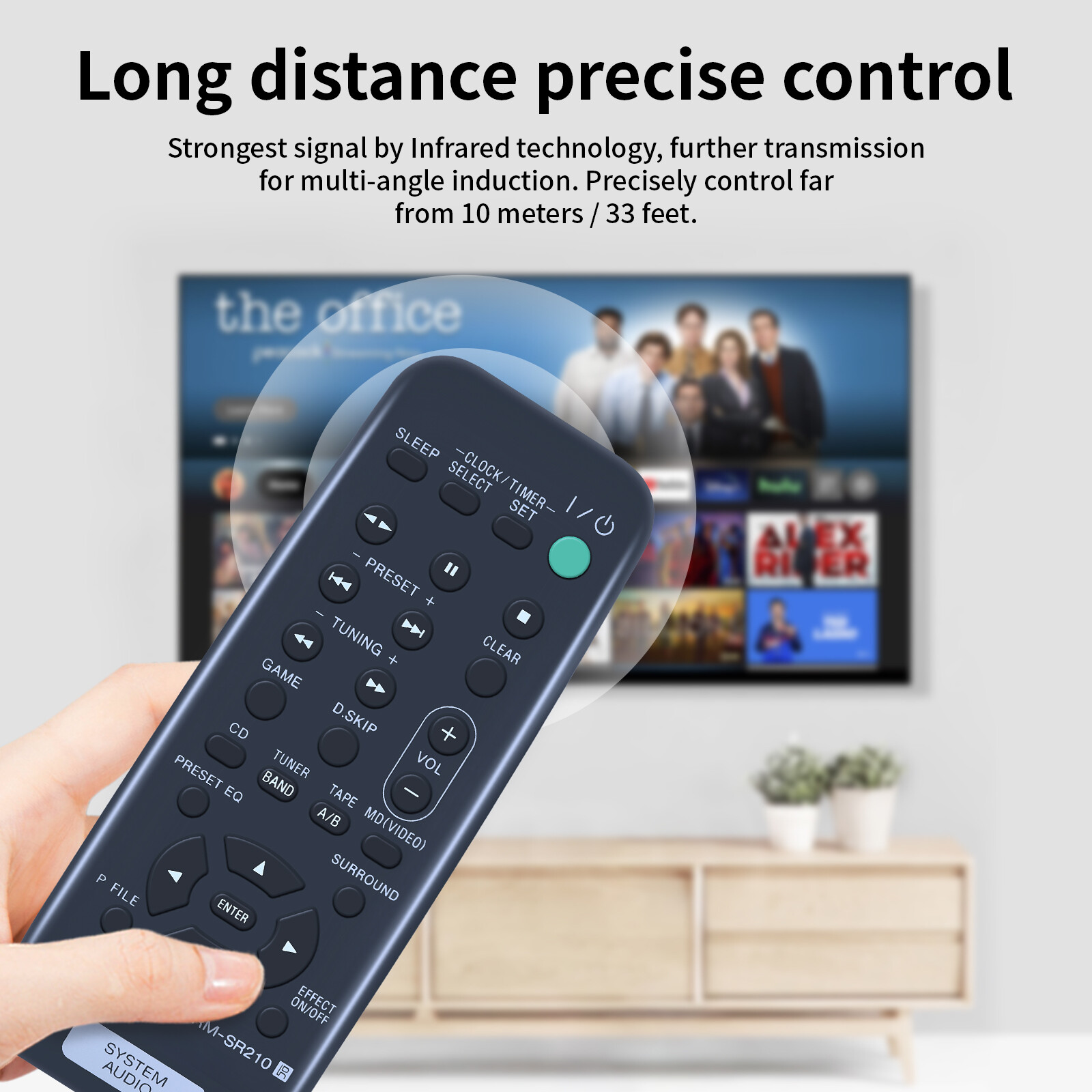 New RM-SR210 Remote Control For Sony System Audio 147650311 HCD-RG70AV ...