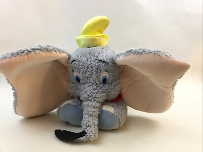Disney Parks Official Dumbo Flying Elephant Plush W/ Crow’s Feather ...