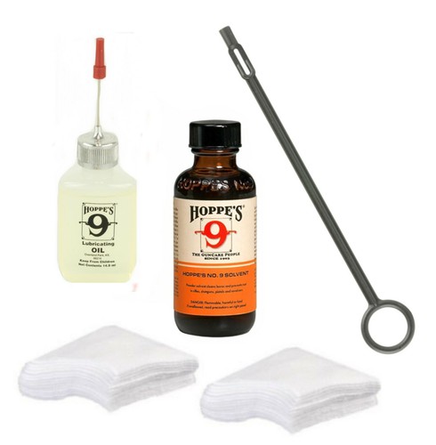 Glock GUN Cleaning Rod w/ Patches FOR 9mm - .45 HANDGUN, Cleaner ...