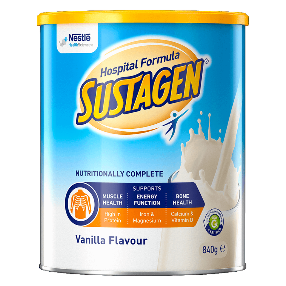 Sustagen Hospital Formula 840g Nutritionally Complete All Flavours ...