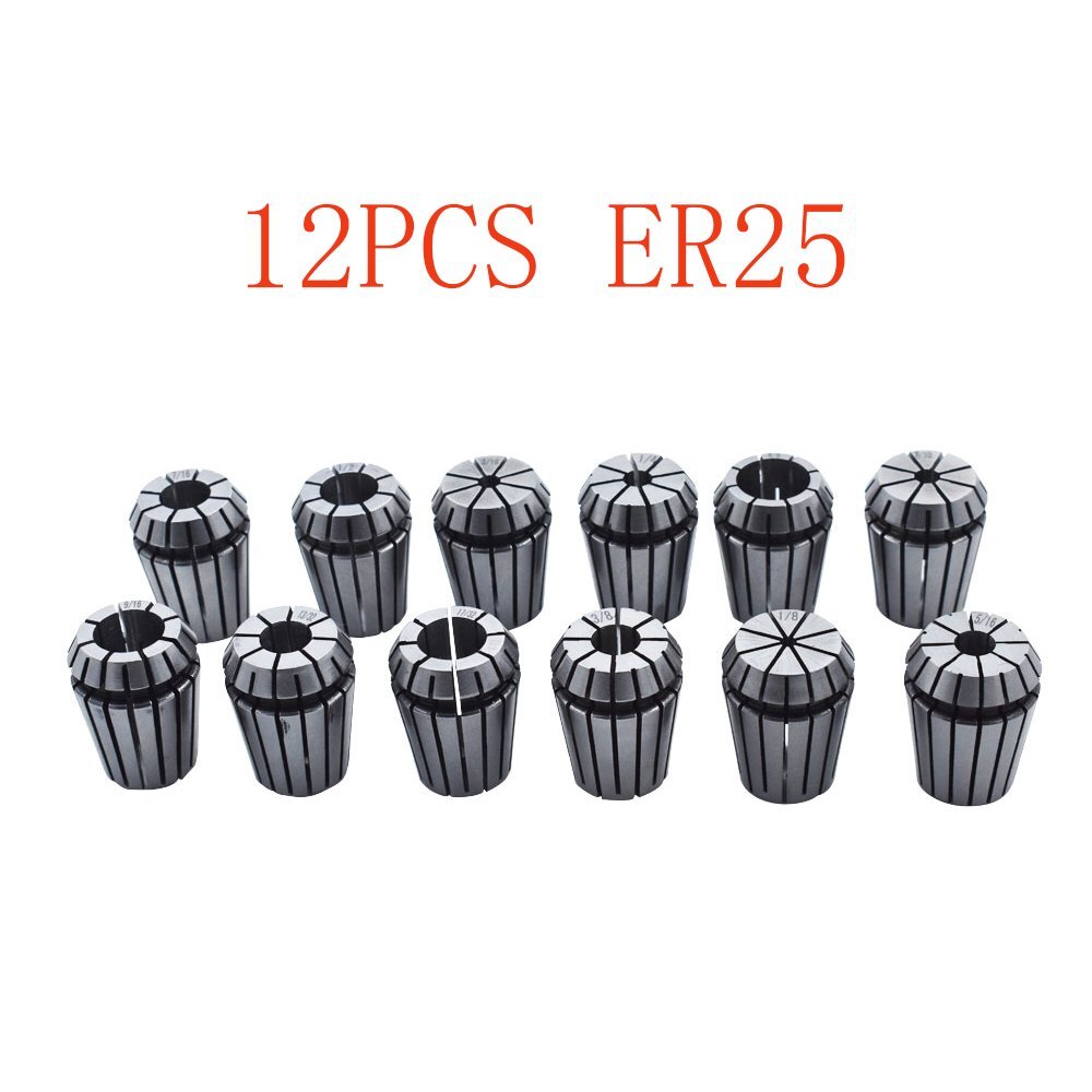 ER25 Spring Collet Set For CNC Milling Lathe Tool Engraving Machine ...