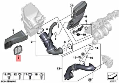 Genuine BMW G11 G12 G14 G15 G16 G30 G31 G32 G38 518d INTAKE GRILL ...