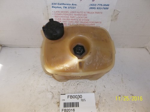 90 91 92 VW JETTA COOLANT RESERVOIR RADIATOR OVERFLOW BOTTLE TANK ...