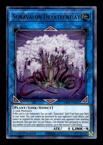 Yu-Gi-Oh! TCG: Ghosts Past 1st Edition - Sunavalon Dryatrentiay GFTP ...