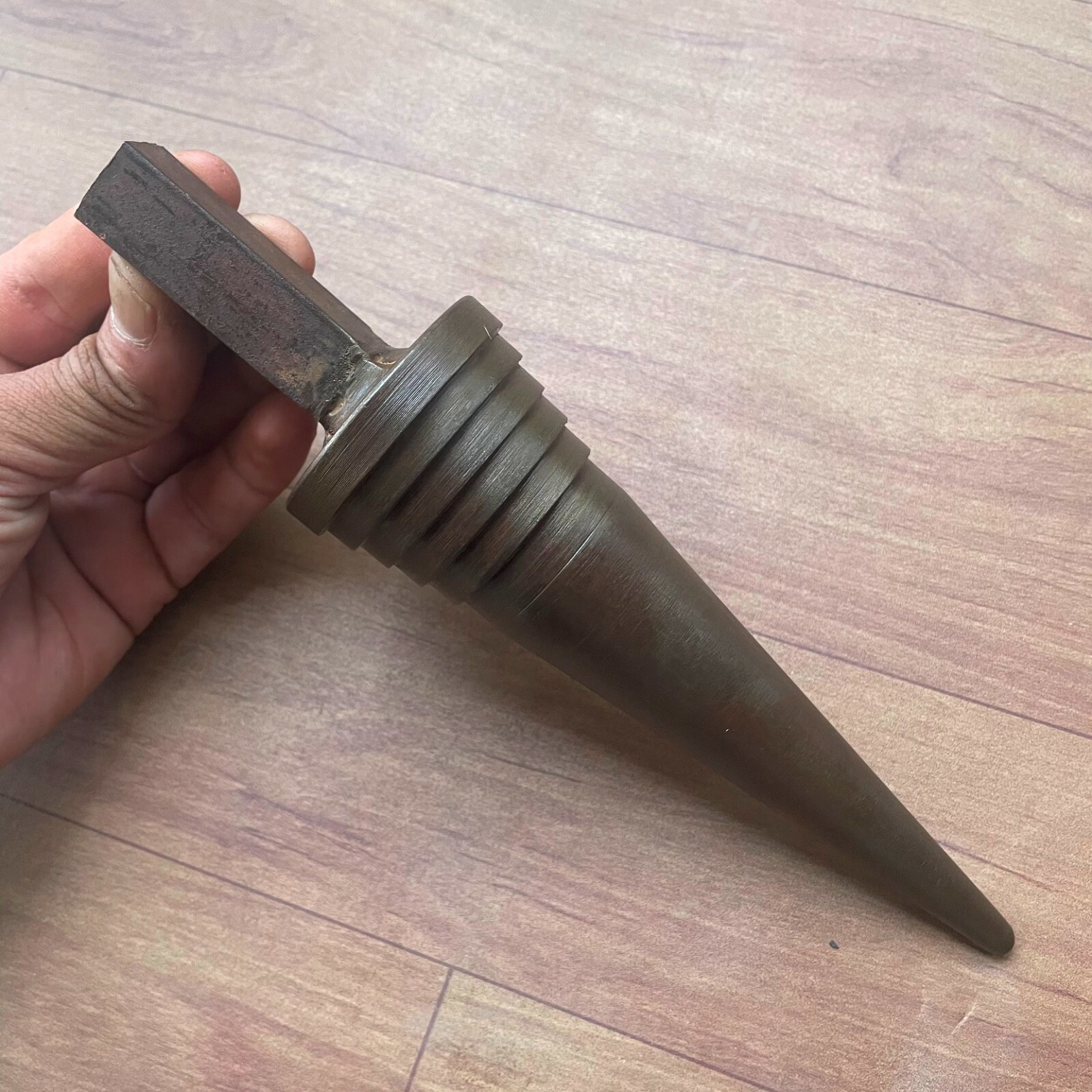 Vintage Silversmith blacksmith hardy Stepped cone Hard steel anvil 32. ...