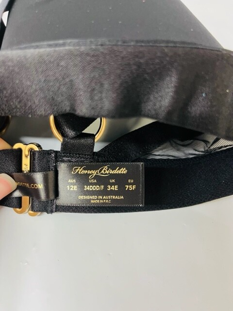 Honey Birdette Arliah Black Bra, CHOOSE SIZE- NEW WITH TAGS | eBay