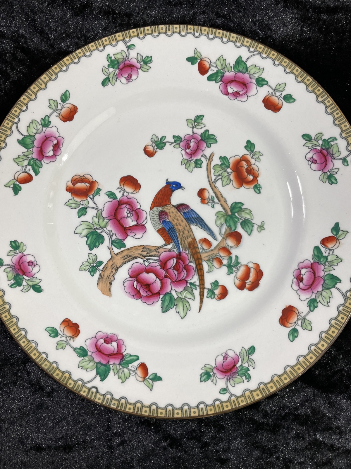 Antique F. Winkle & Co. England Whieldon Ware Pheasant (smooth) 9 ...
