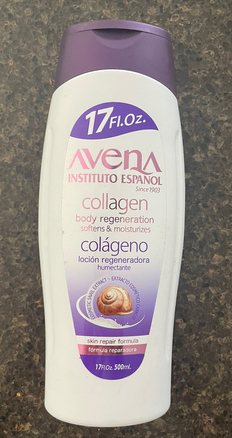 Instituto Espanol Avena Collagen Lotion Hand & Body Moisturizing 17oz ...
