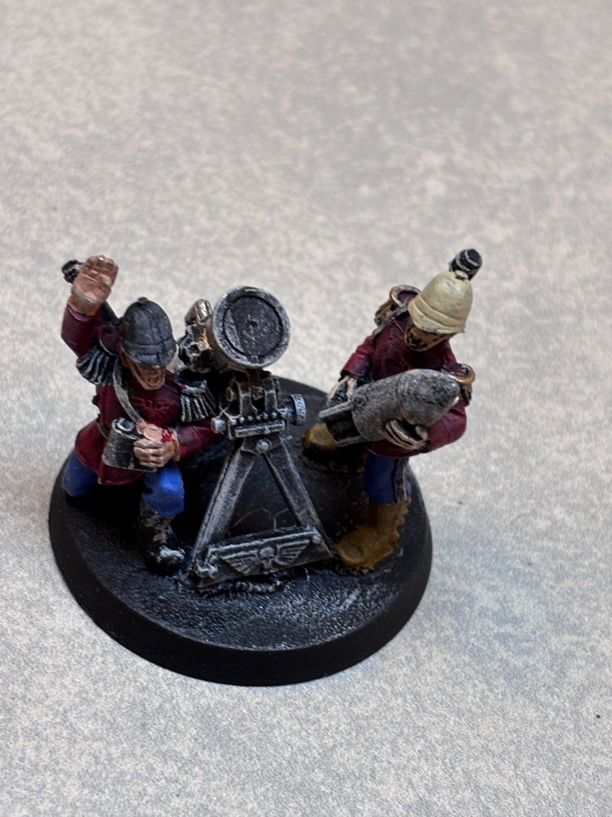 Warhammer 40k Imperial Praetorian Guard mortar team OOP | eBay