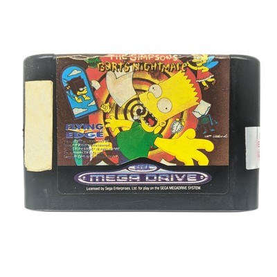 The Simpsons: Bart's Nightmare (Mega Drive) | eBay Australia