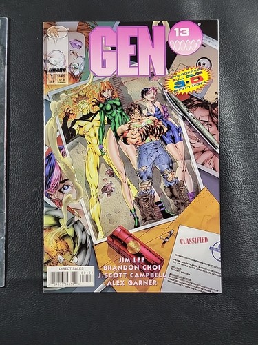 Gen 13 #1 Comic Book (1997) J Scott Campbell VARIANT 3-D W/GLASSES | eBay