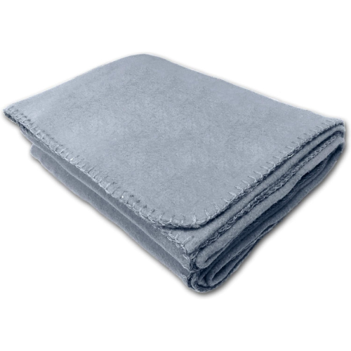 Anico Cozy Polar Fleece Blanket, 50" x 60", Gray Throw Blanket | eBay