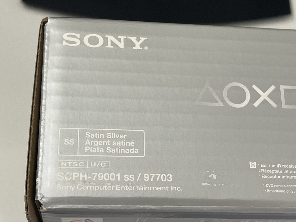 PS2 Slim Satin Silver PLAYSTATION 2 Console SCPH-79001 Unopened/ Brand ...