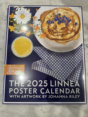 NEW 2025 LINNEA POSTER CALENDAR WITH ARTWORK BY JOHANNA RILEY 12 ...