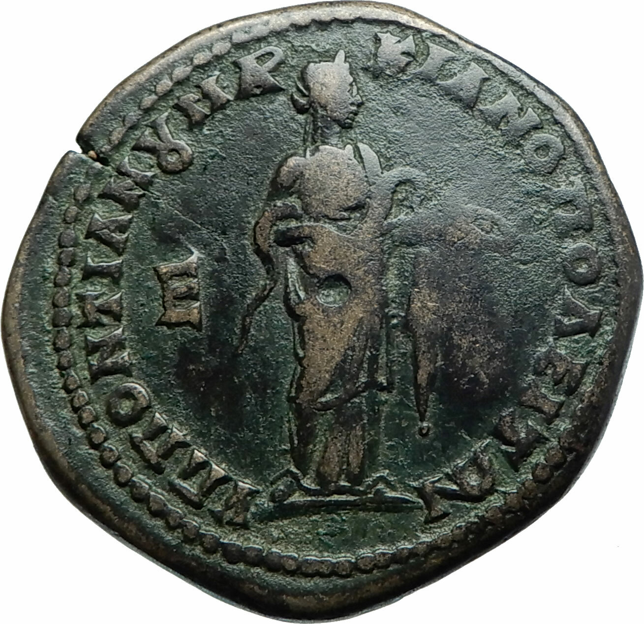 MACRINUS & SON DIADUMENIAN Ancient 217AD Marcianopolis Roman Coin ...