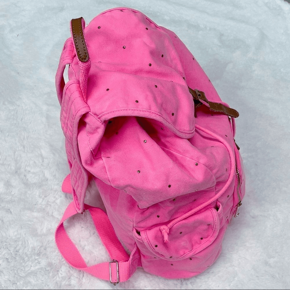 PINK Victoria’s Secret Rare HTF Pink Canvas Studded Bling Campus ...