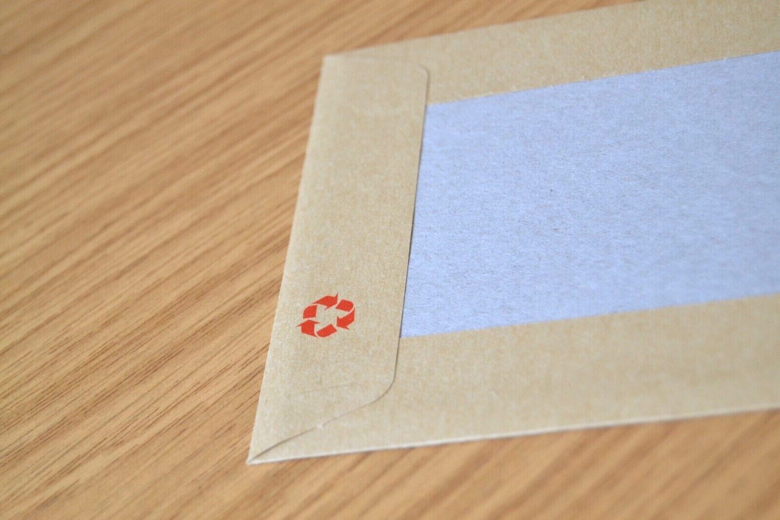 Please Do Not Bend Hard Board Backed Postal Envelopes Manilla White A5 ...