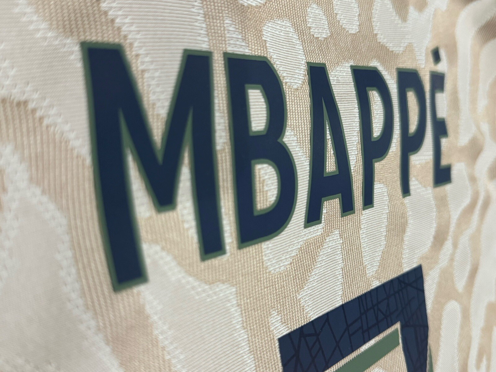 2023/24 PSG Authentic Fourth Jersey #7 Mbappe Medium Jordan Player ...