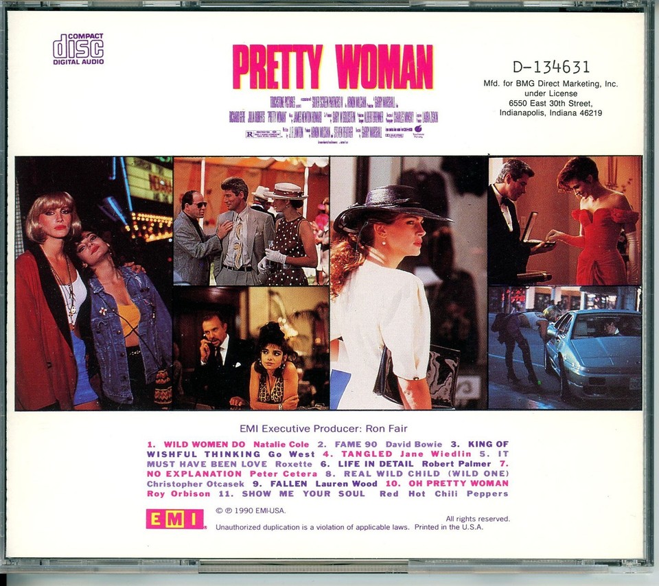 Pretty Woman Soundtrack w/Roy Orbison, Natalie Cole, Peter Cetera ...