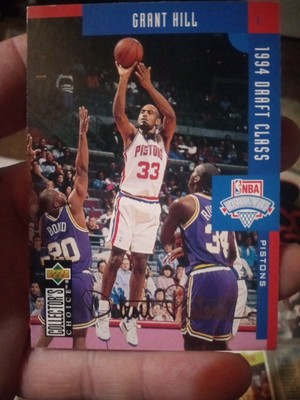 1994 Upper Deck Collector's Choice Silver Signatures Grant Hill 1994 ...